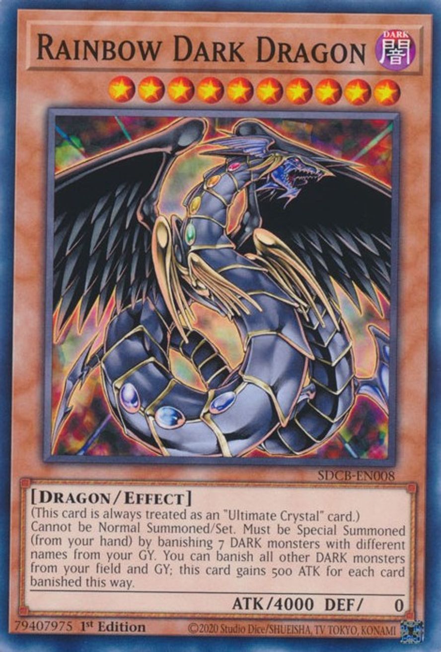 Rainbow Dark Dragon - Structure Deck: Legend of the Crystal Beasts - YuGiOh
