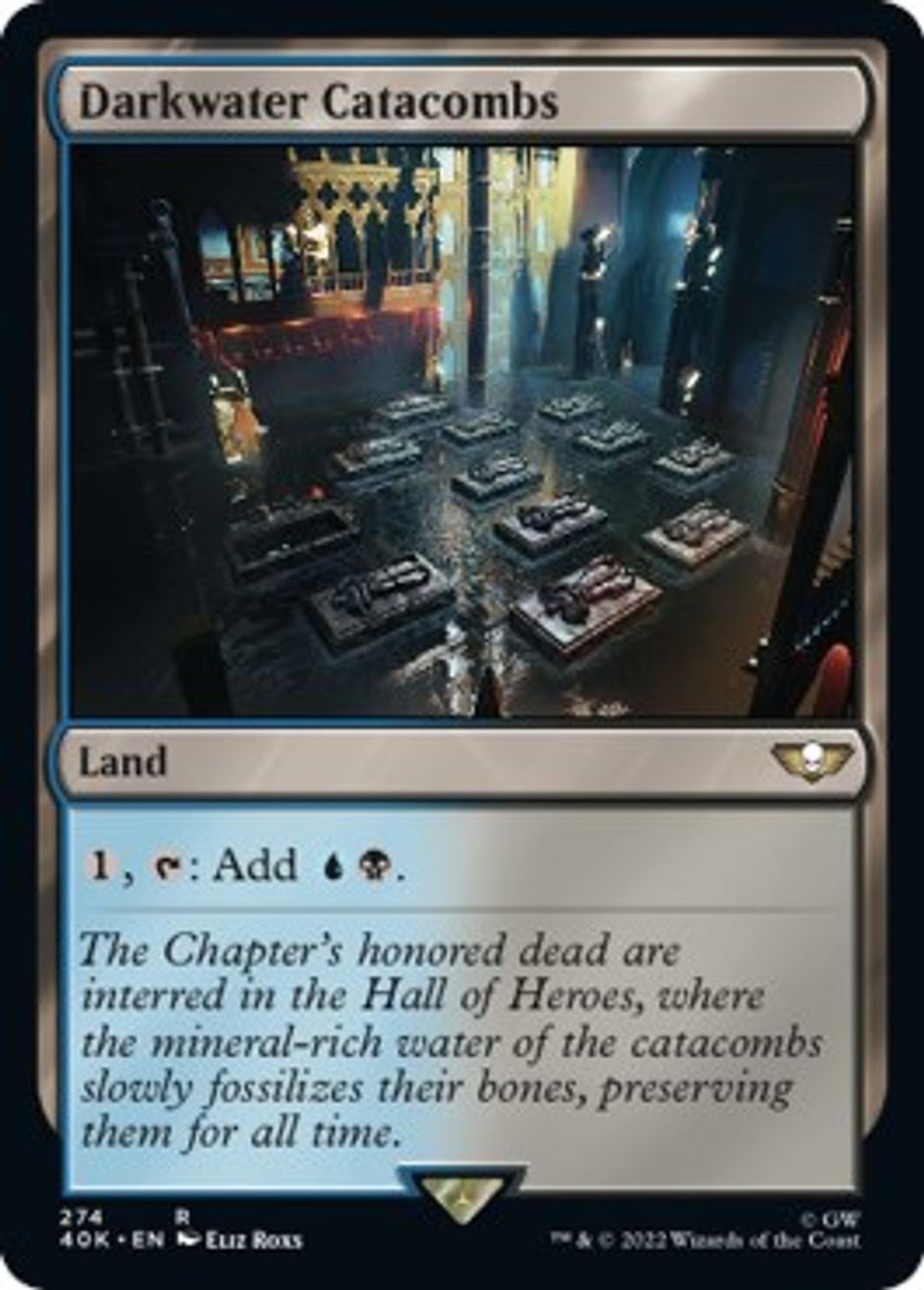 Darkwater Catacombs (Surge Foil) - Universes Beyond: Warhammer 40,000 ...