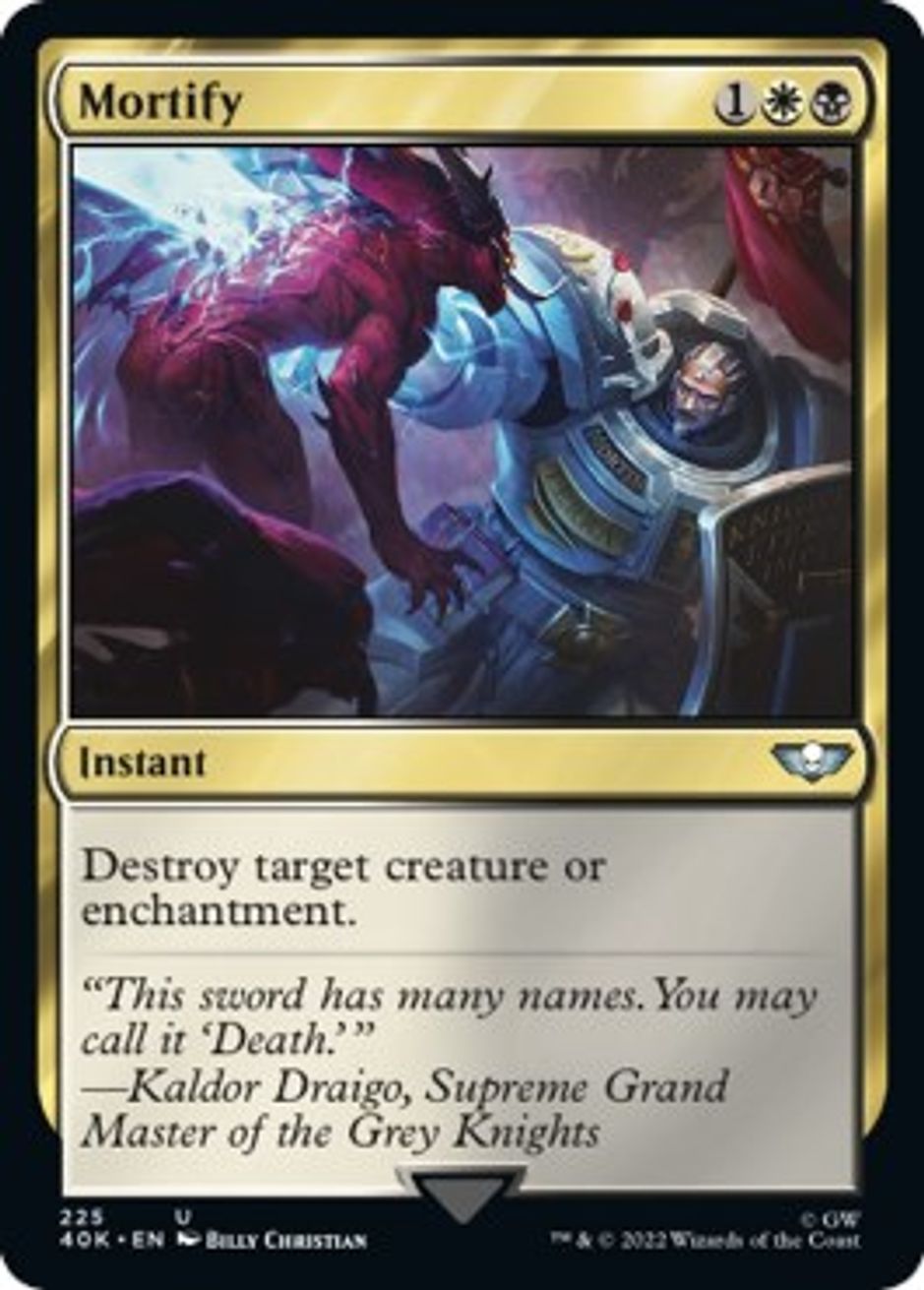 Mortify (Surge Foil) - Universes Beyond: Warhammer 40,000 - Magic: The ...