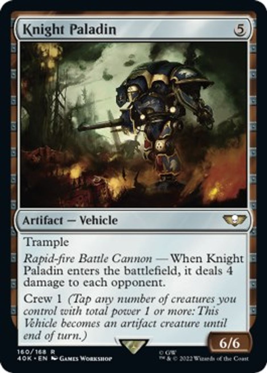 Knight Paladin (Surge Foil) - Universes Beyond: Warhammer 40,000 ...