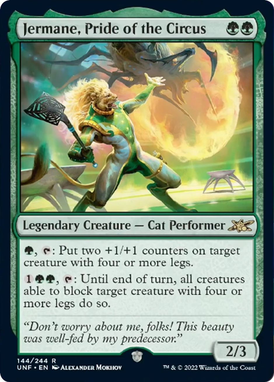 Jermane, Pride of the Circus - Unfinity - Magic: The Gathering