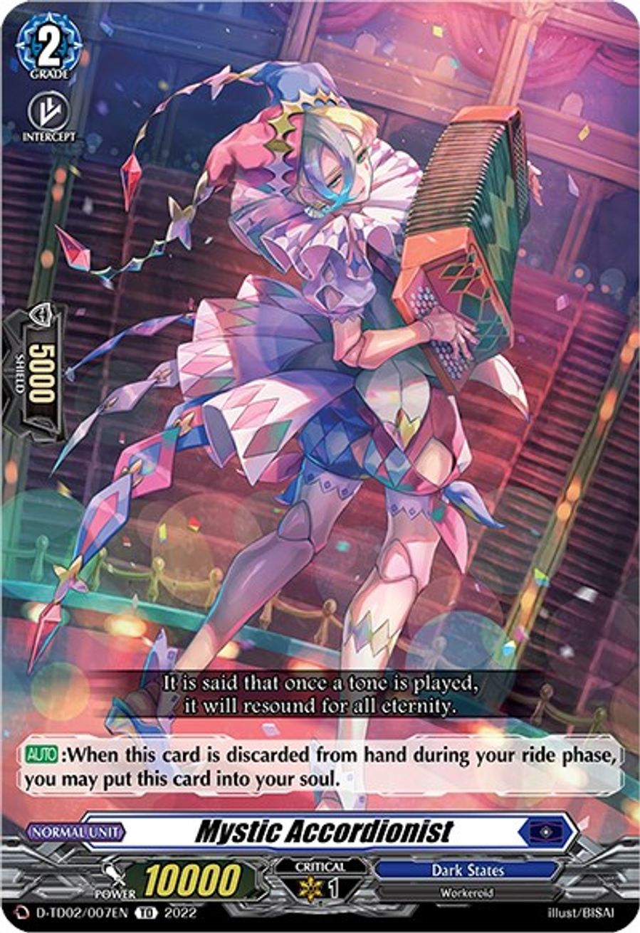 Mystic Accordionist - D-TD02: Michiru Hazama -Demonic Jewel Dragon of the Four Flames ...