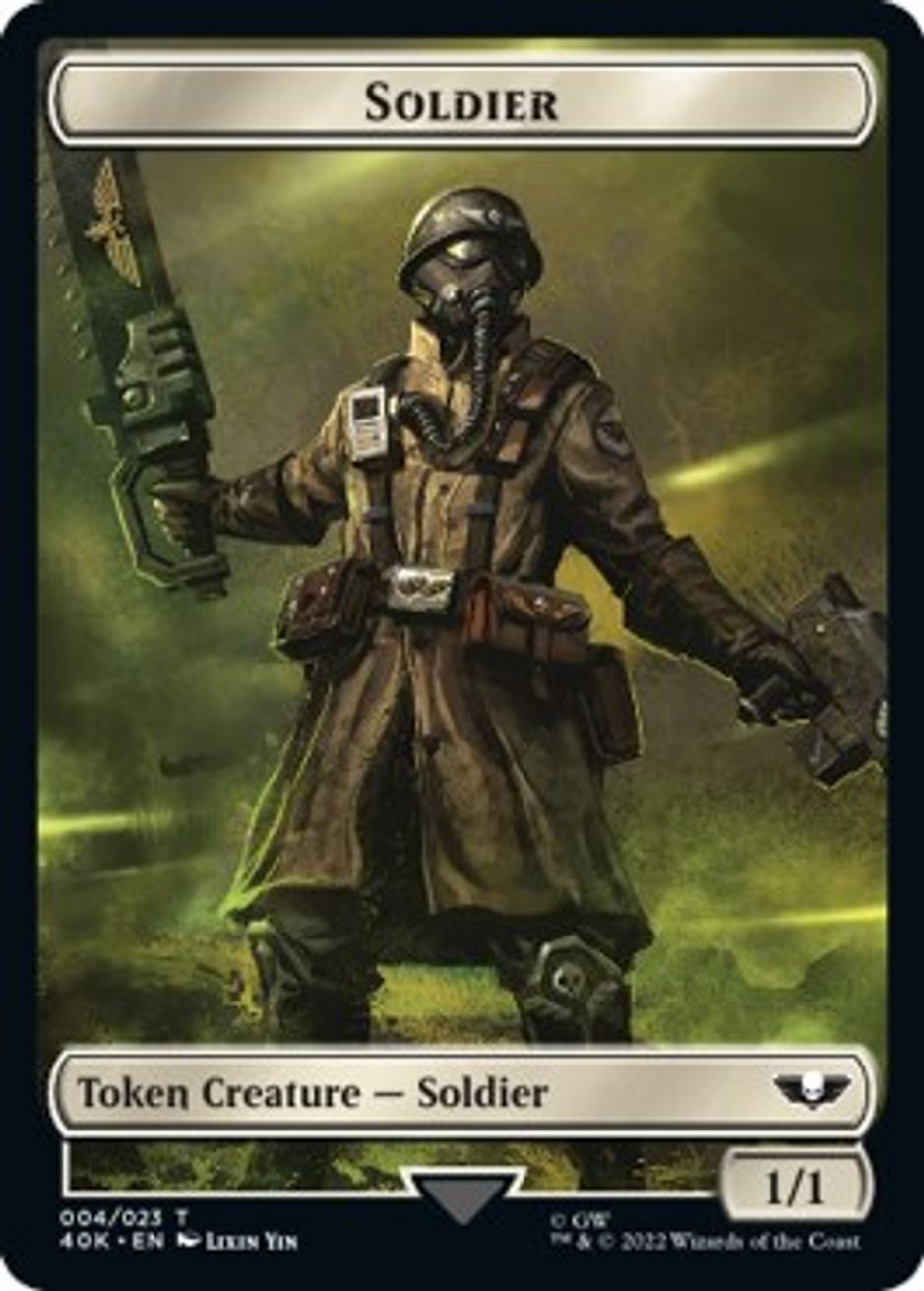 Soldier (004) // Arco-Flagellant Double-sided Token - Universes Beyond ...