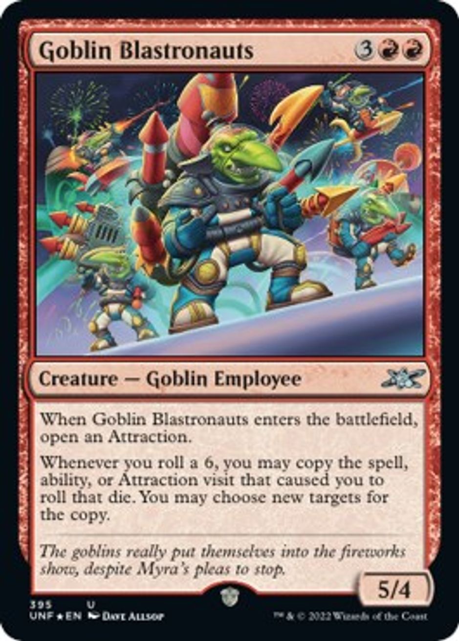 Goblin Blastronauts (Galaxy Foil) - Unfinity - Magic: The Gathering