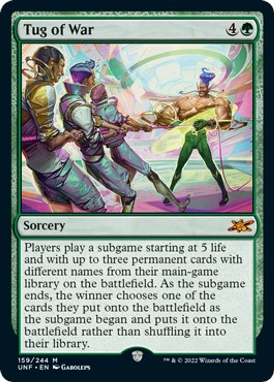 Tug of War - Unfinity - Magic: The Gathering