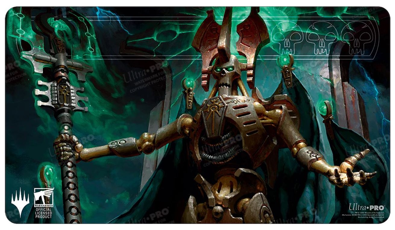 Warhammer 40K Commander Szarekh, the Silent King Playmat for Magic: The ...