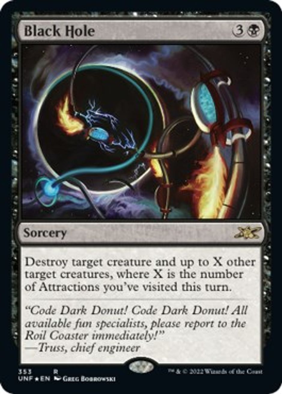 Black Hole (Galaxy Foil) - Unfinity - Magic: The Gathering