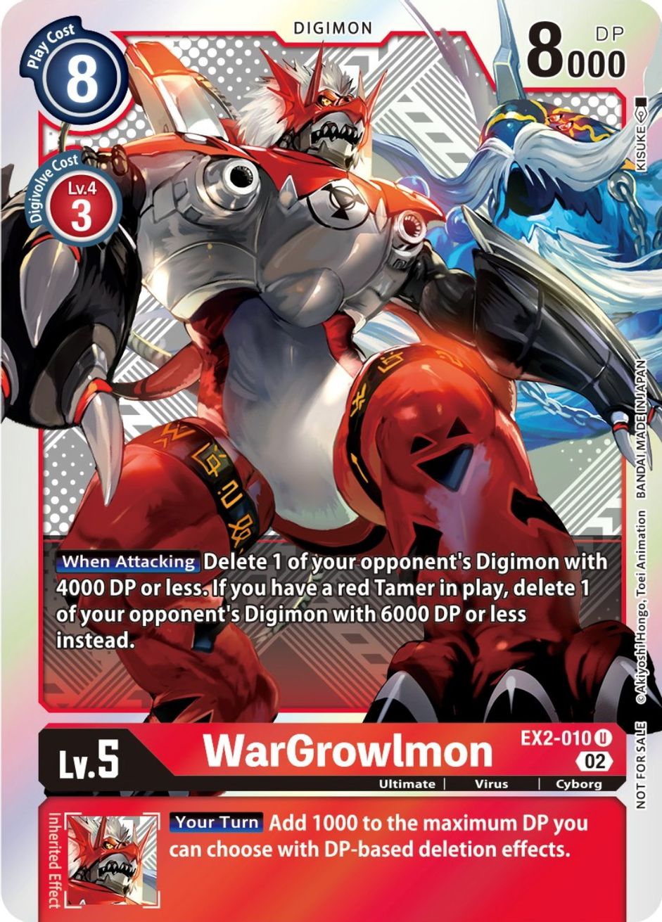 WarGrowlmon (Xros Encounter Pre-Release) - Digital Hazard - Digimon ...