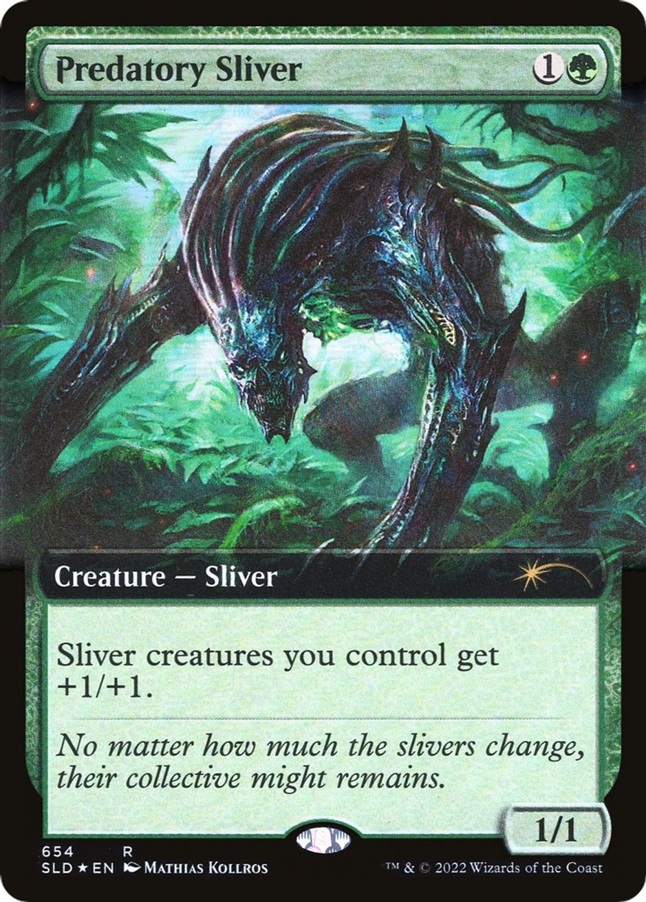 Predatory Sliver (Extended Art) - Secret Lair Drop Series - Magic: The ...