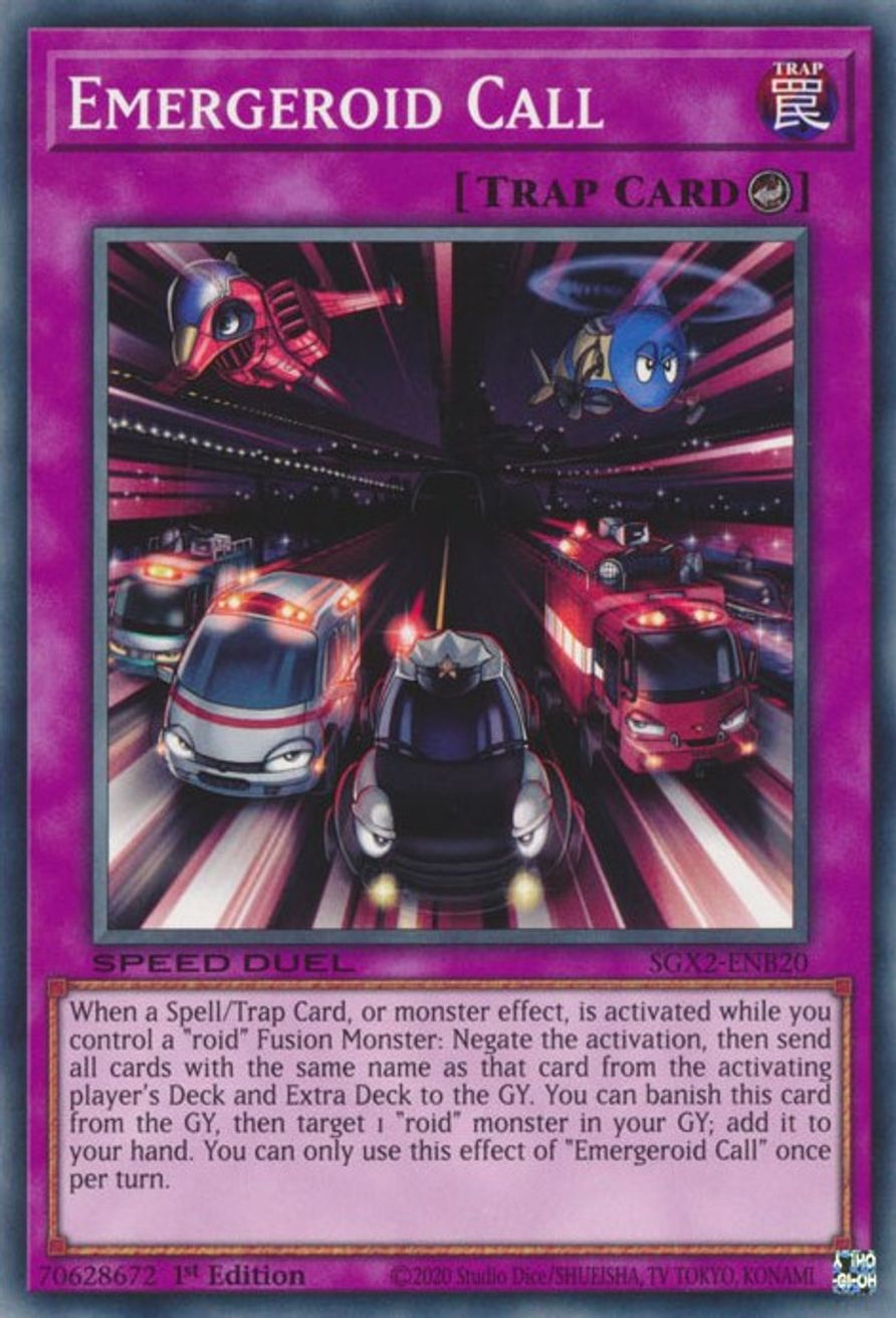 Emergeroid Call - Speed Duel GX: Midterm Paradox - YuGiOh