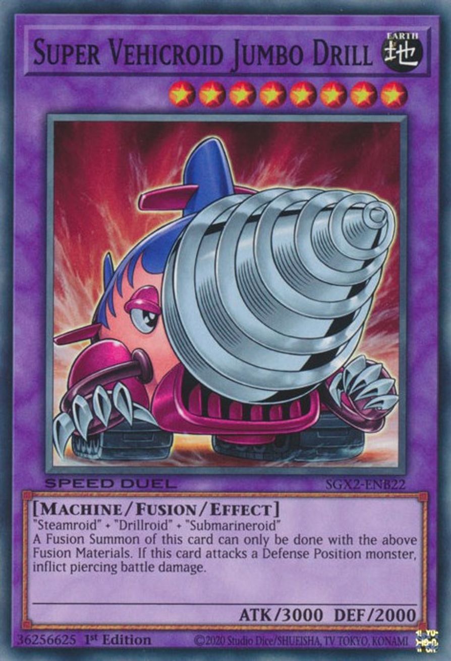 Super Vehicroid Jumbo Drill - Speed Duel GX: Midterm Paradox - YuGiOh