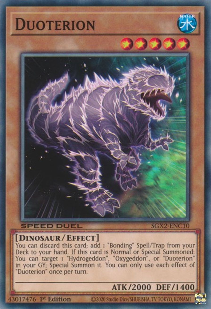 Duoterion Speed Duel Gx Midterm Paradox Yugioh 7974