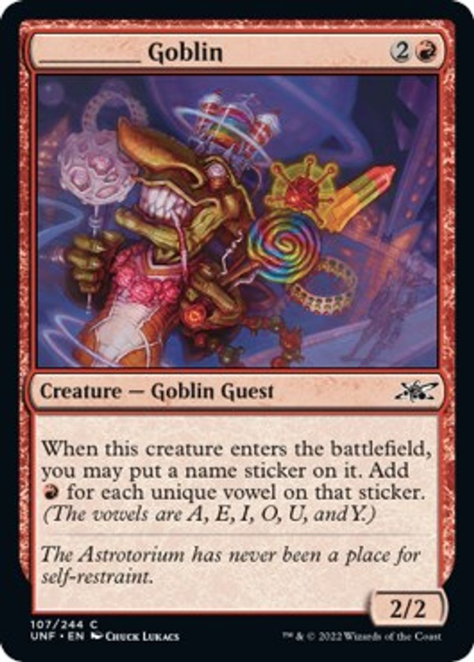 Goblin Unfinity Magic The Gathering