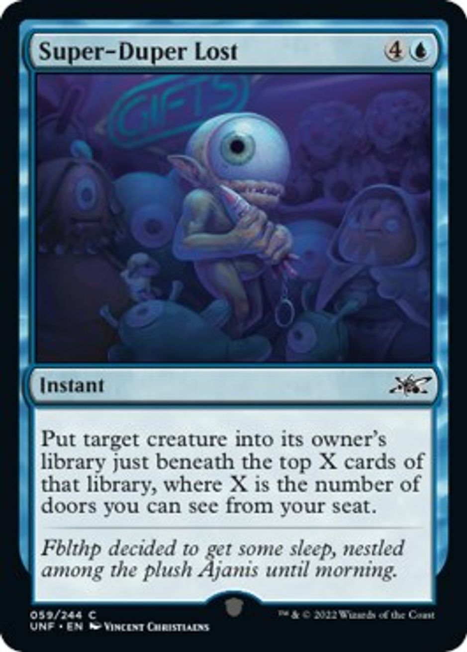 Super-Duper Lost - Unfinity - Magic: The Gathering