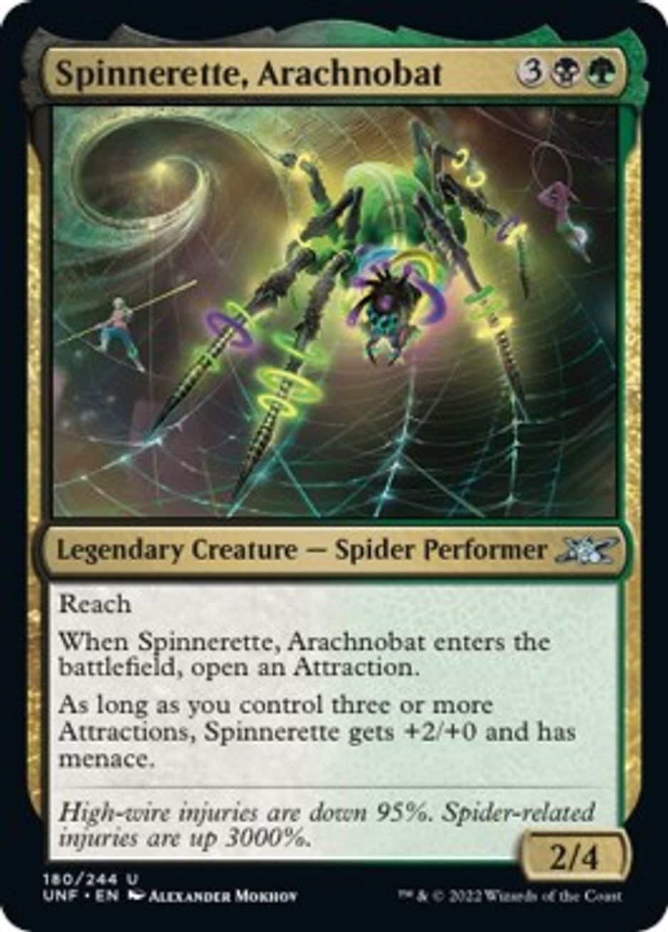 Spinnerette, Arachnobat - Unfinity - Magic: The Gathering