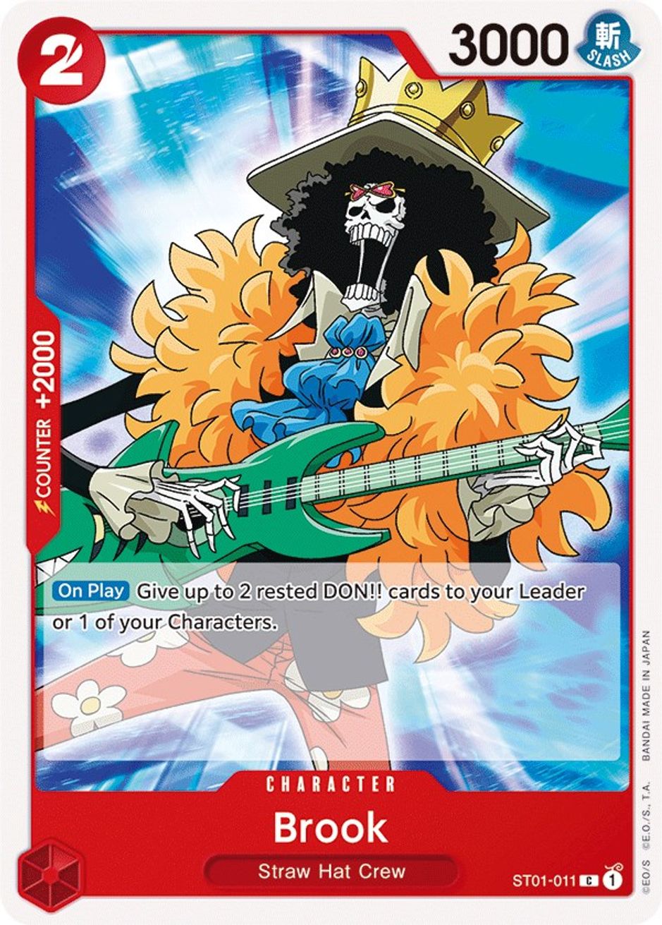 Luffy Hat DON Card Set One Piece / Pack 10 / One Piece Card Game Cards ...