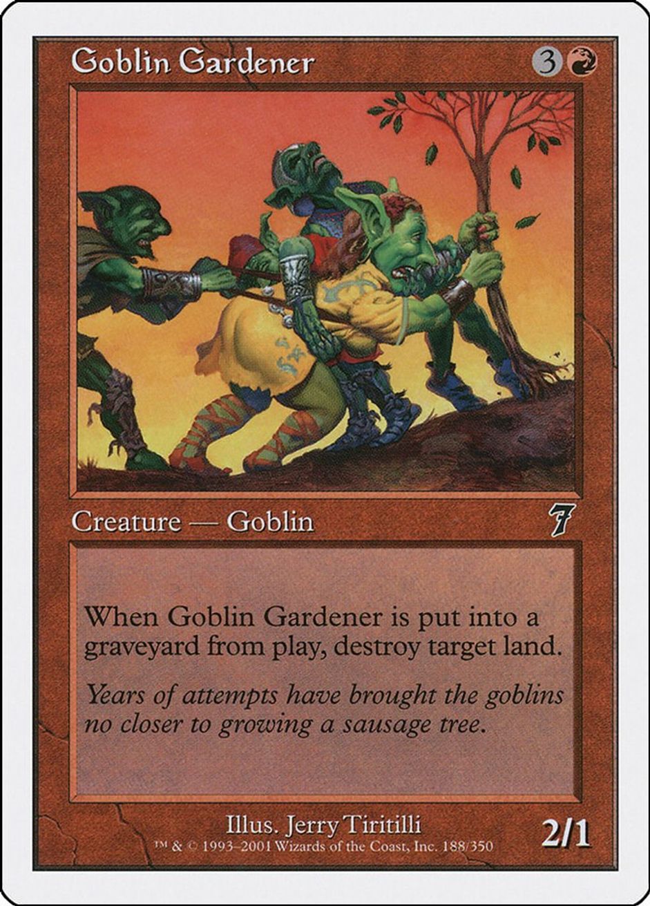 Goblin Gardener - 7th Edition - Magic: The Gathering