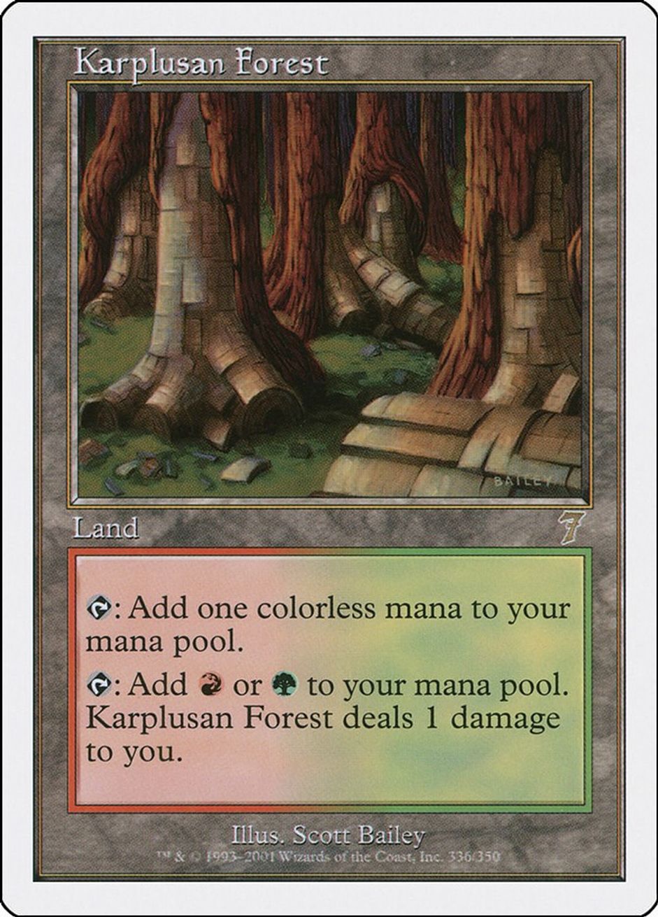 Karplusan Forest - 7th Edition - Magic: The Gathering