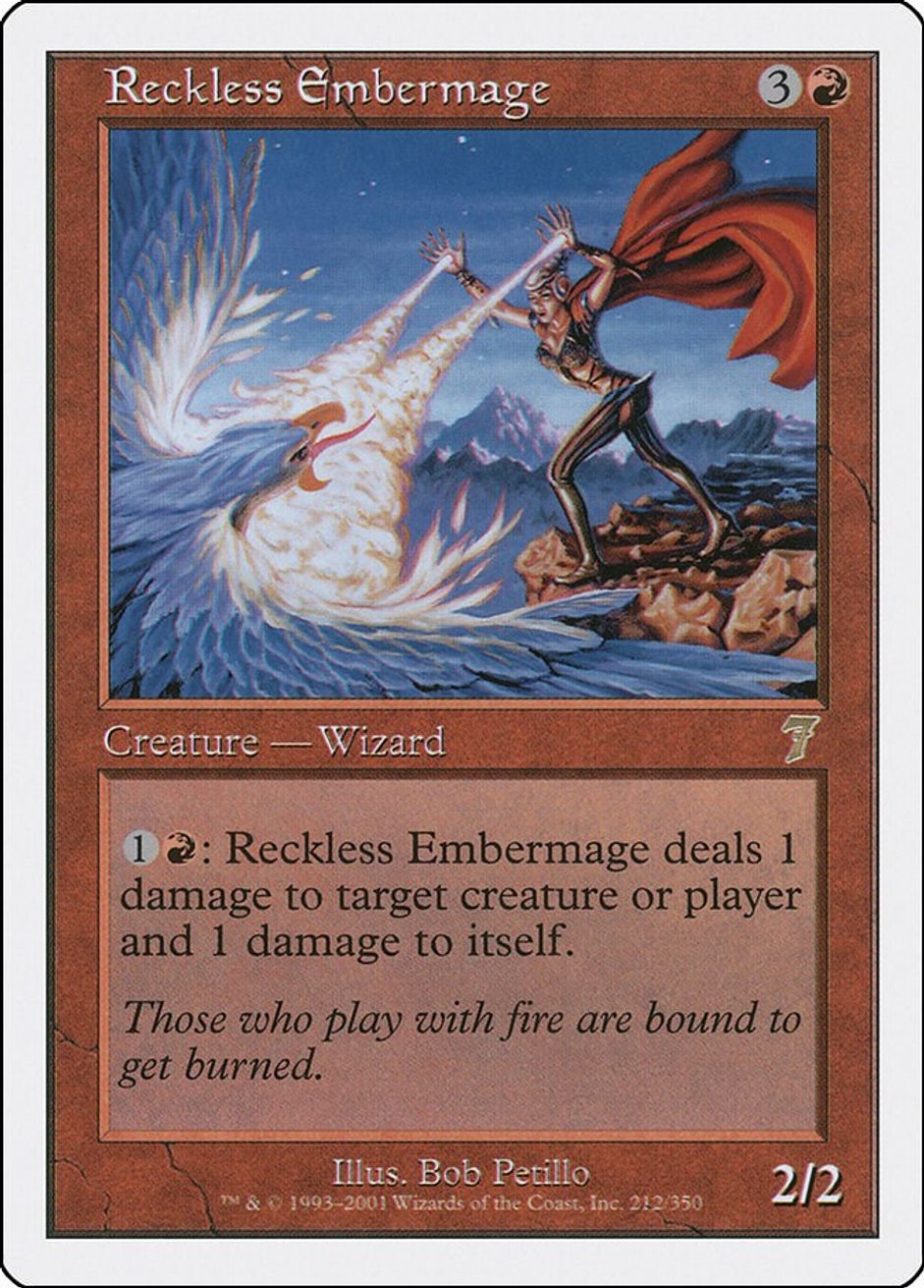 Reckless Embermage - 7th Edition - Magic: The Gathering