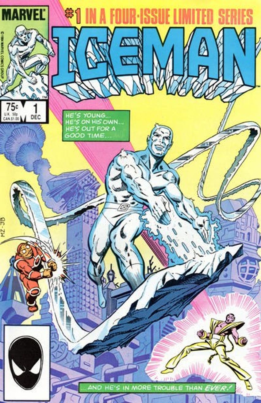 Iceman #1 (Direct) - Iceman (1984 Series) - Marvel Comics