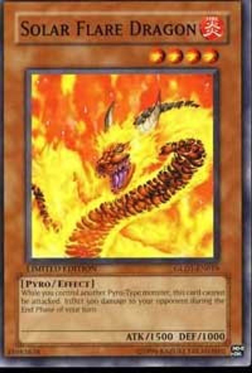 Solar Flare Dragon - Gold Series 2008 - YuGiOh