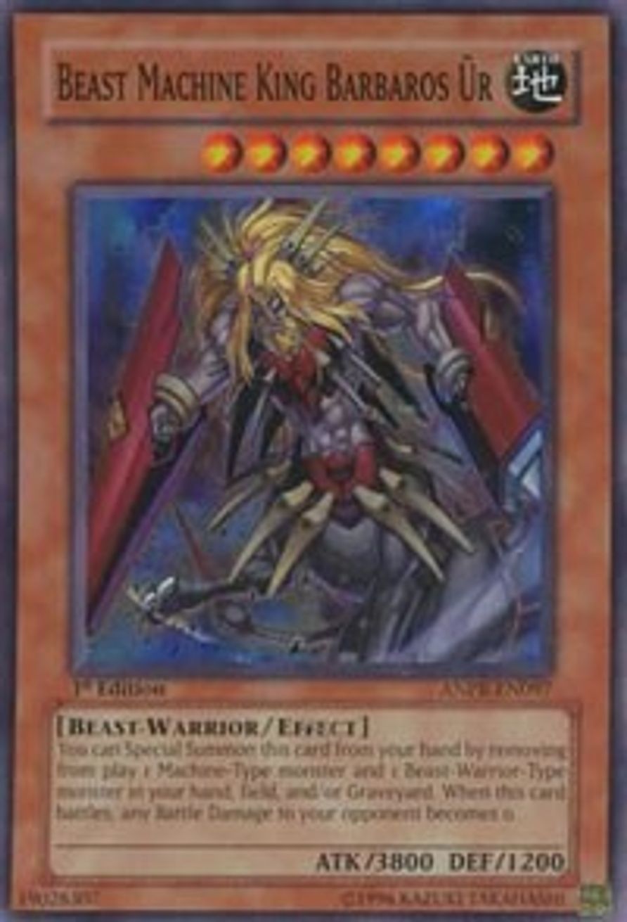 Beast Machine King Barbaros Ur - Ancient Prophecy - YuGiOh
