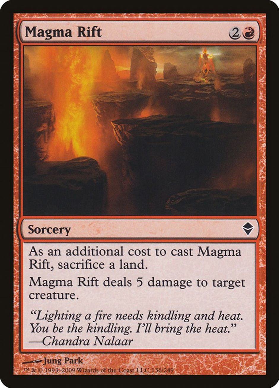 Magma Rift - Zendikar - Magic: The Gathering
