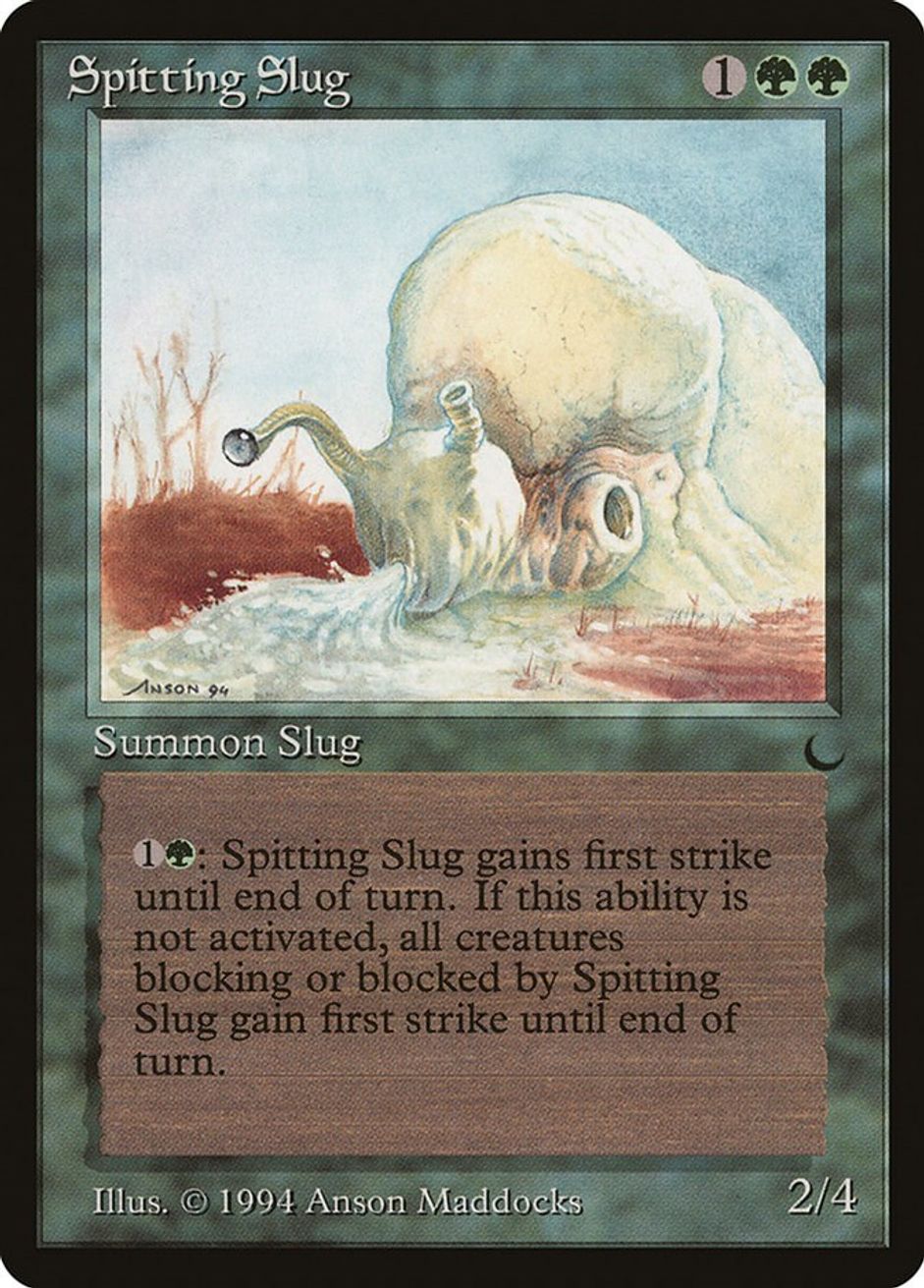 Spitting Slug - The Dark - Magic: The Gathering