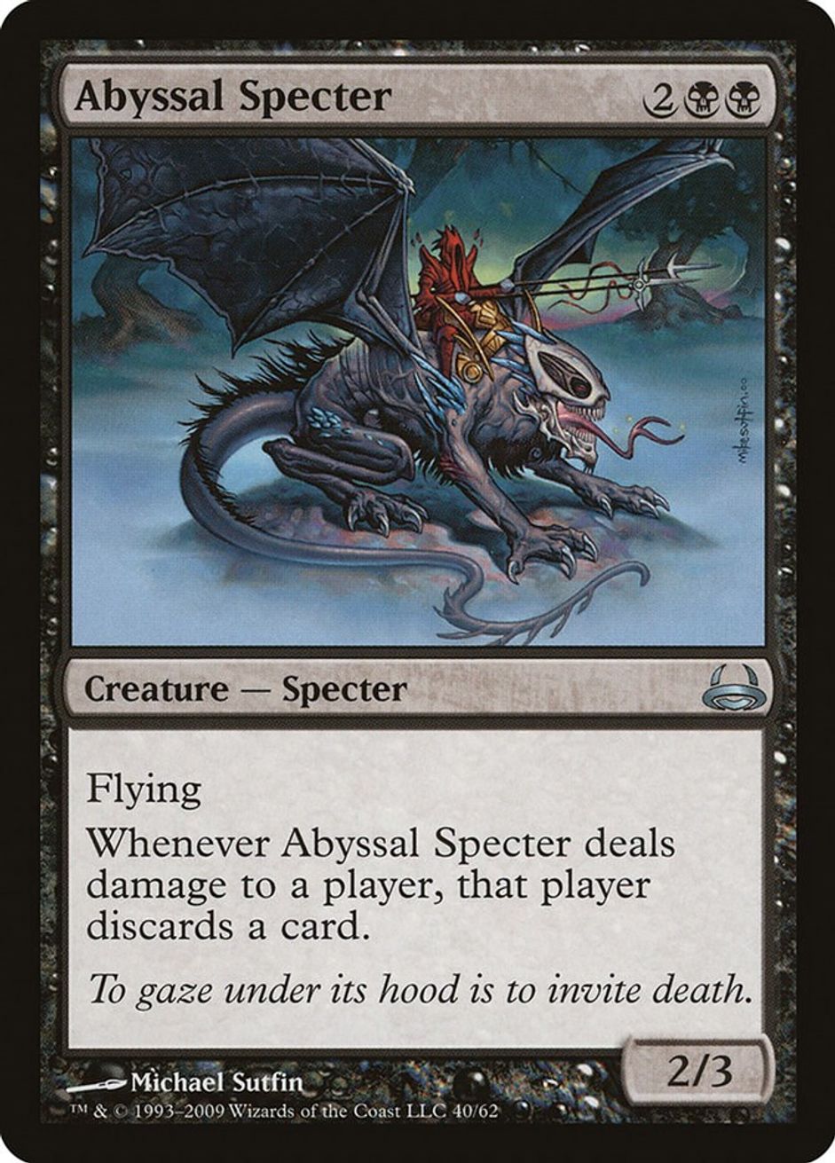 Abyssal Specter - Duel Decks: Divine vs. Demonic - Magic: The Gathering