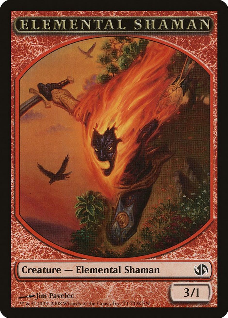 Elemental Shaman Token - Duel Decks: Jace vs. Chandra - Magic: The ...