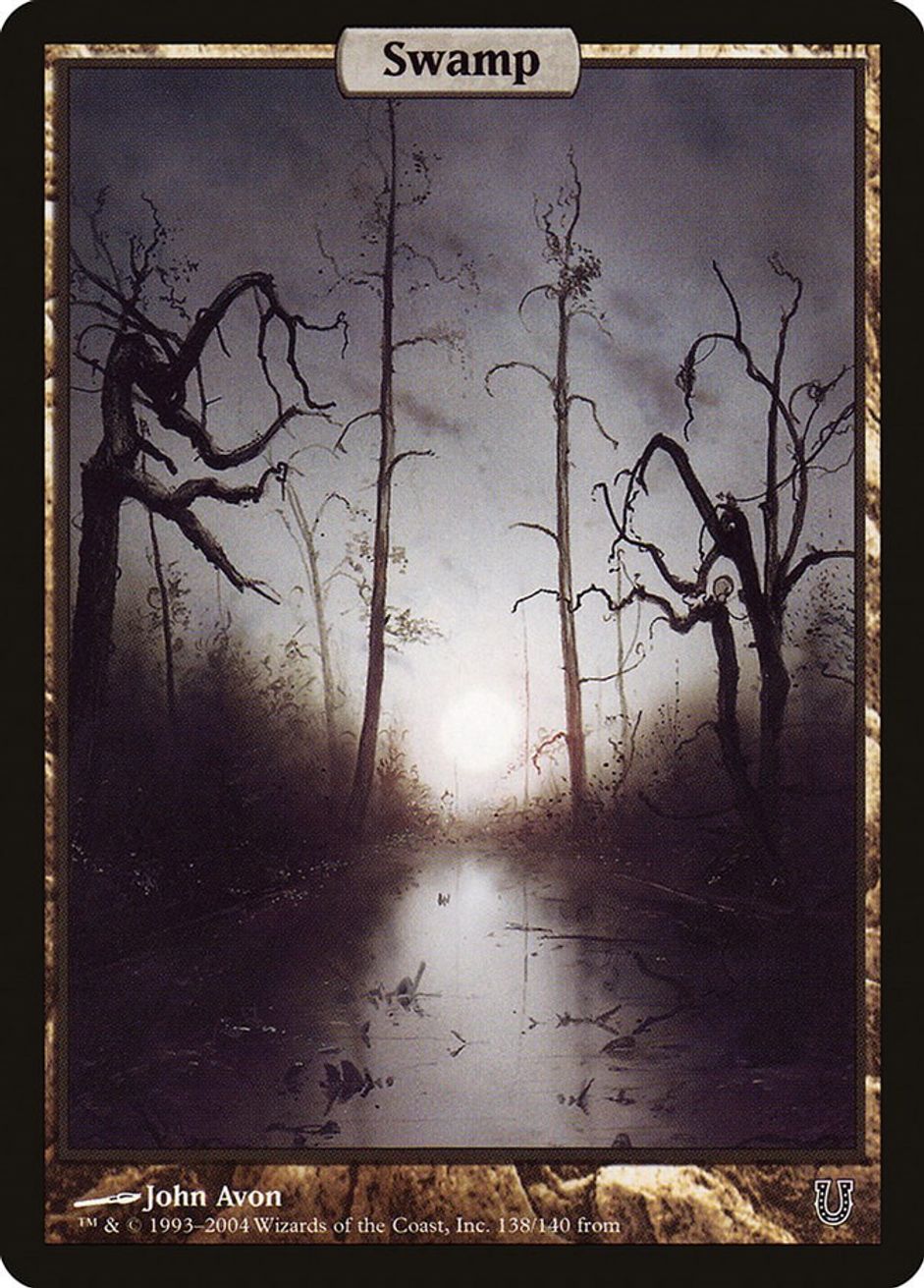 Swamp - Full Art - Unhinged - Magic: The Gathering
