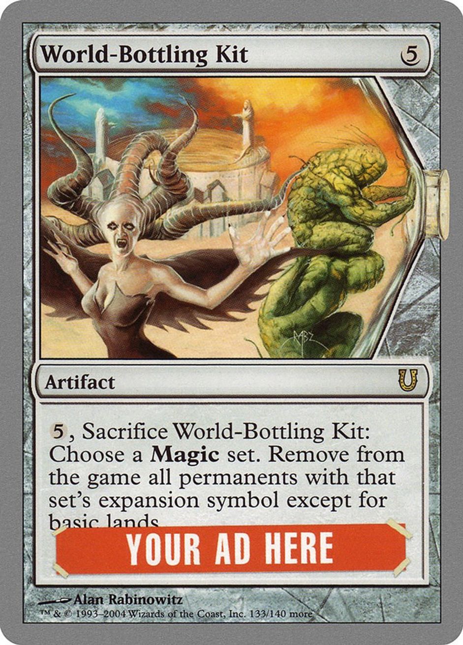 World-Bottling Kit - Unhinged - Magic: The Gathering