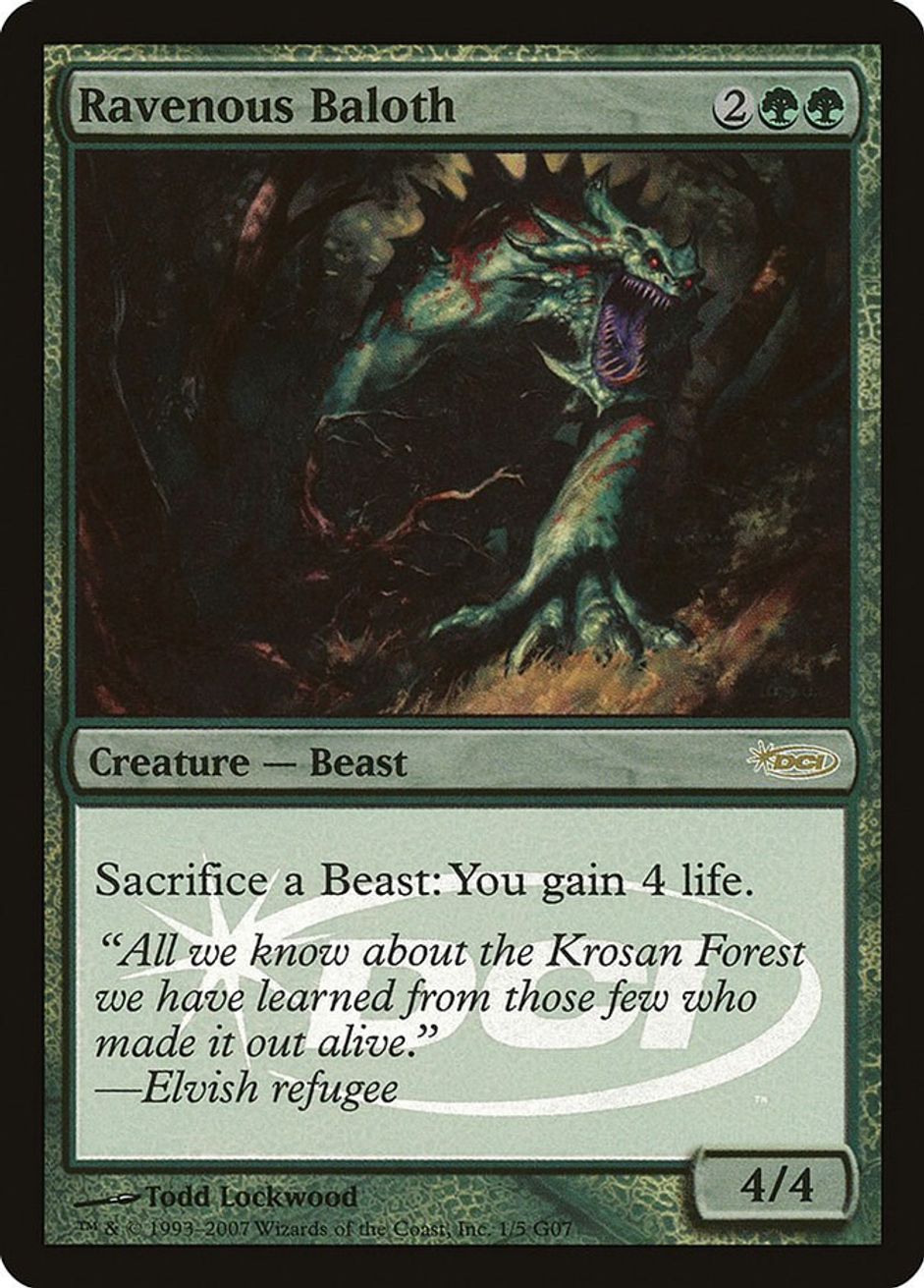 Ravenous Baloth - Judge Promos - Magic: The Gathering