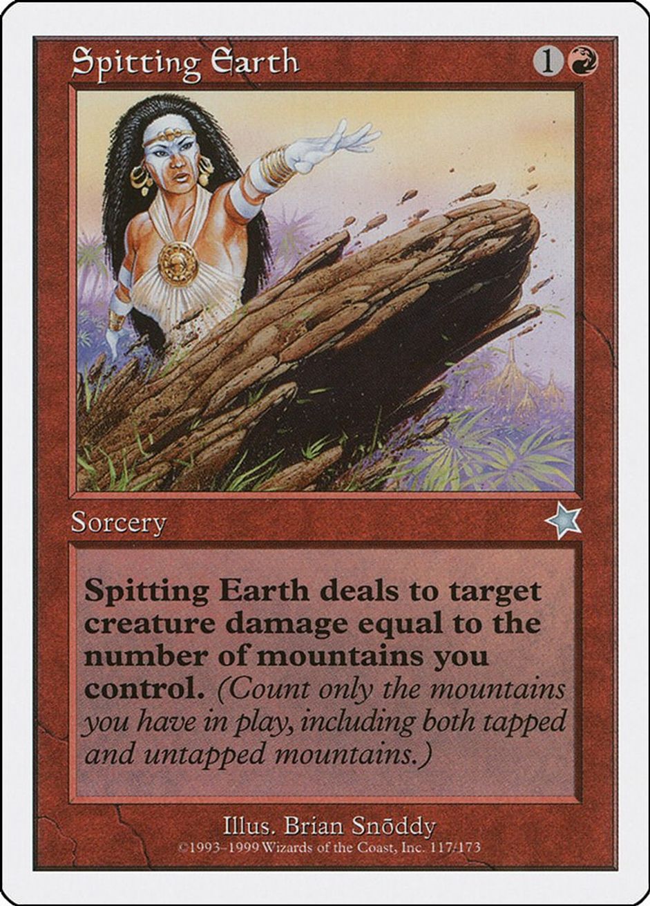 Spitting Earth - Starter 1999 - Magic: The Gathering