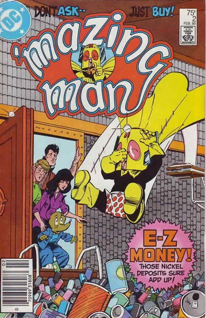 'Mazing Man #2 (Newsstand) - 'Mazing Man (1986 Series) - DC Comics
