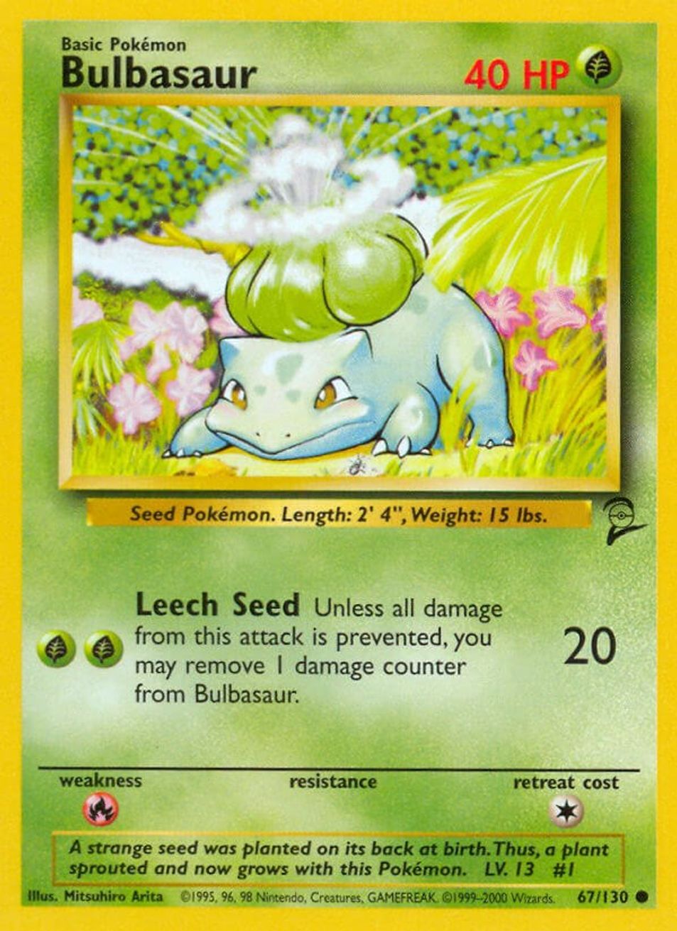 Bulbasaur - Base Set 2 - Pokemon