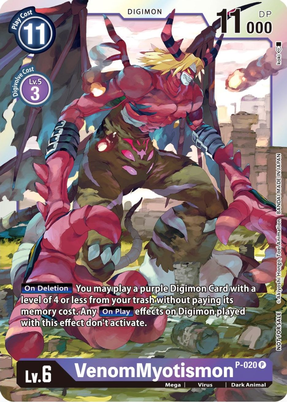 VenomMyotismon - P-020 (Premium Deck Set Lucky Pack) - Digimon ...