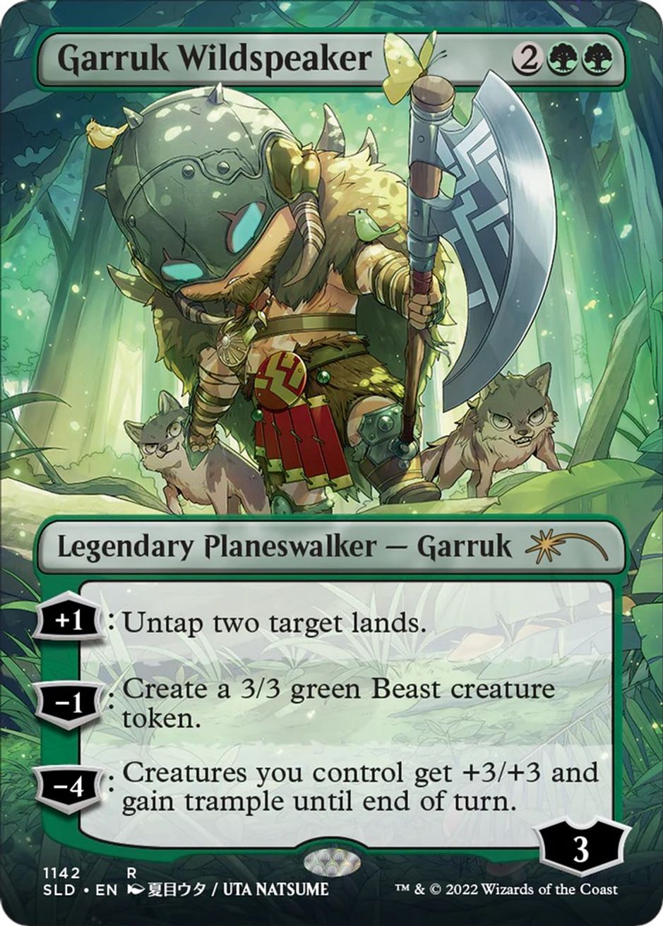 Garruk Wildspeaker (Borderless) - Secret Lair Drop Series - Magic: The ...