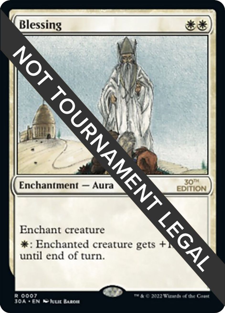 Blessing - 30th Anniversary Edition - Magic: The Gathering