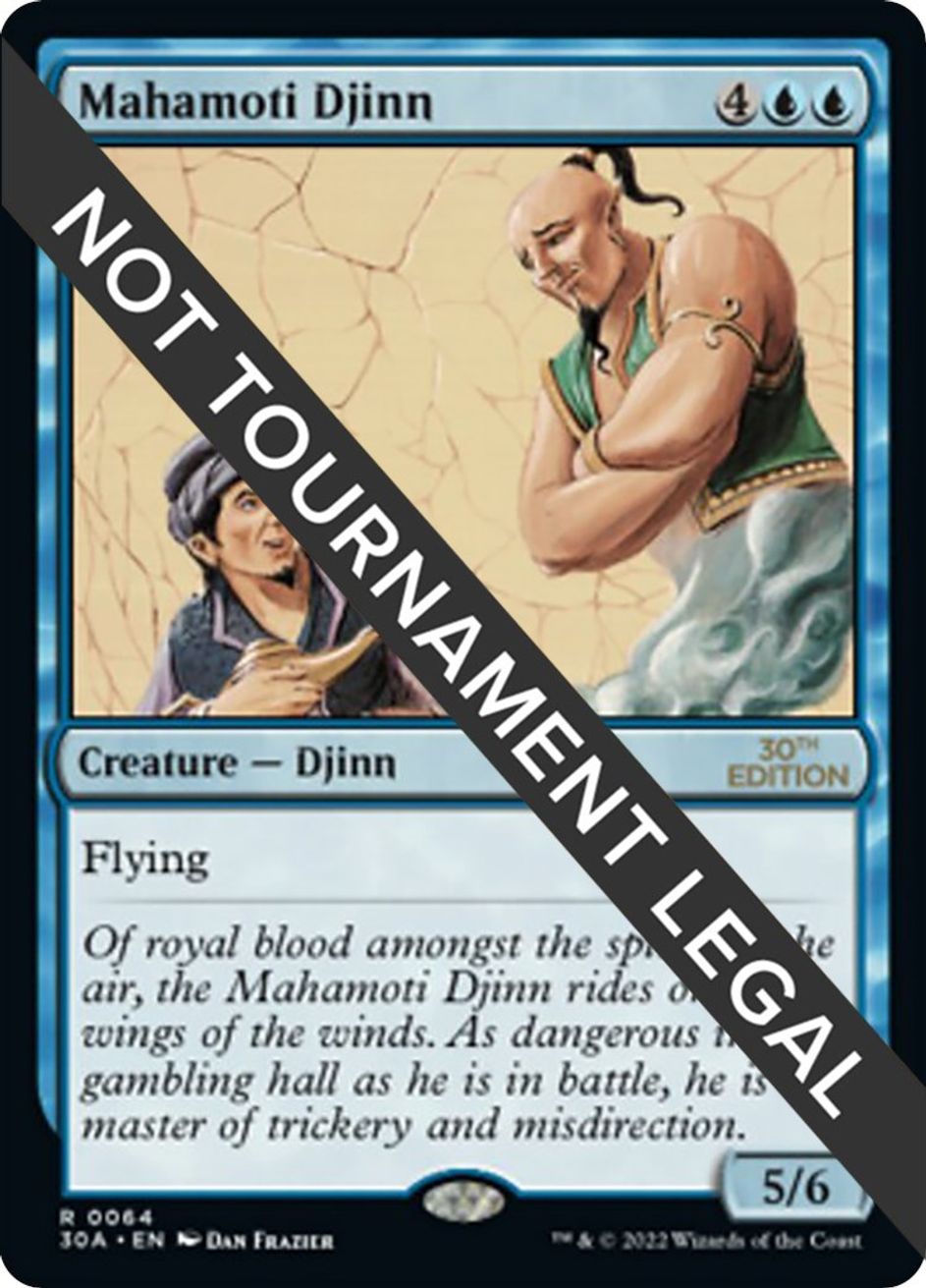 Mahamoti Djinn - 30th Anniversary Edition - Magic: The Gathering