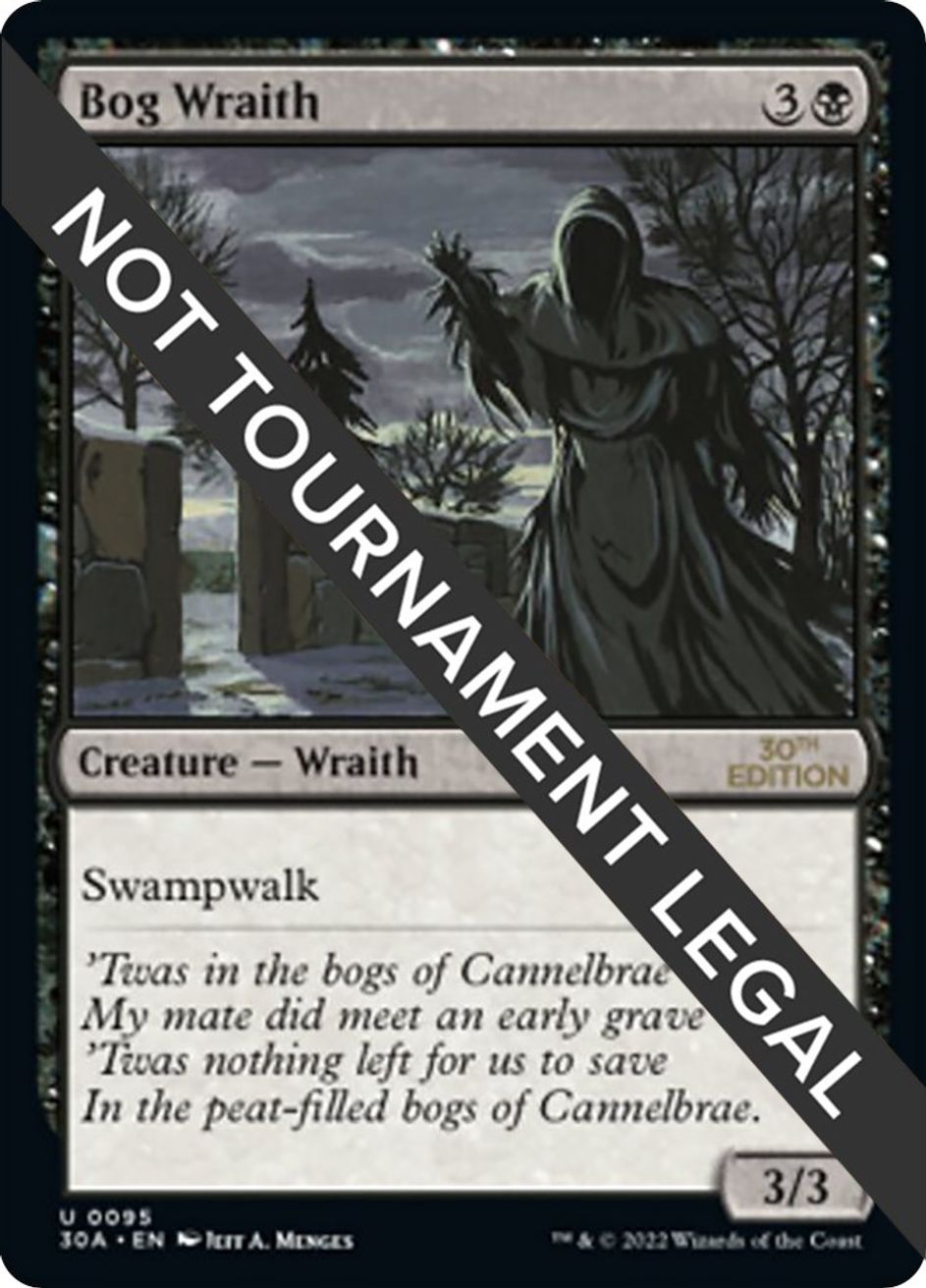 Bog Wraith - 30th Anniversary Edition - Magic: The Gathering
