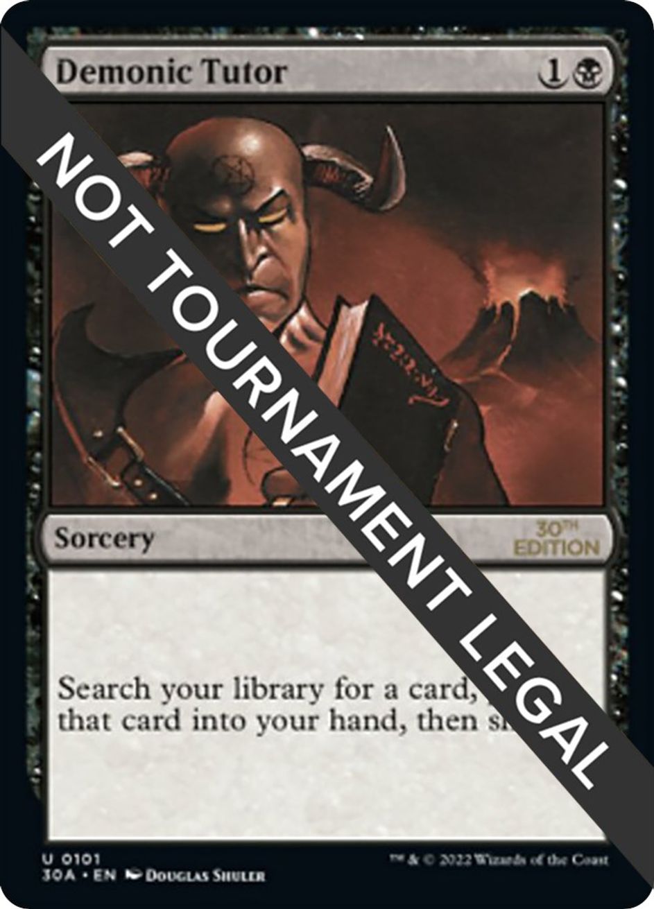 Demonic Tutor - 30th Anniversary Edition - Magic: The Gathering