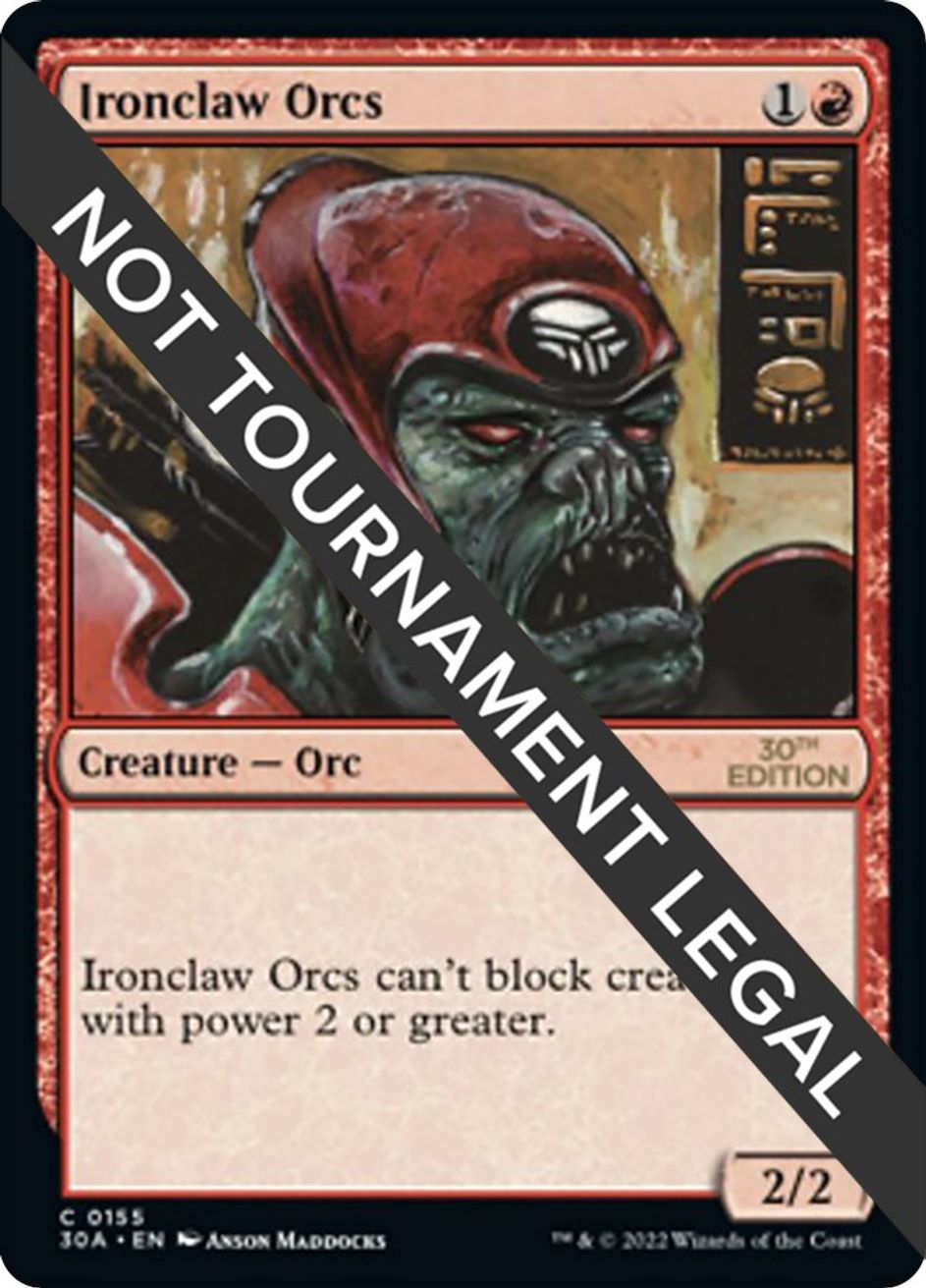 Ironclaw Orcs - 30th Anniversary Edition - Magic: The Gathering