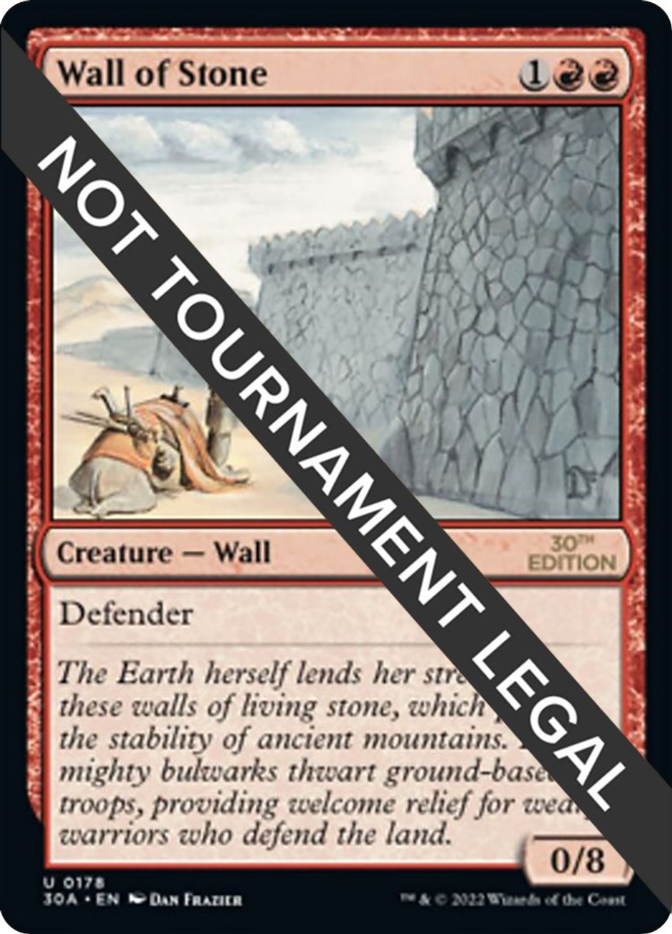 Wall of Stone - 30th Anniversary Edition - Magic: The Gathering