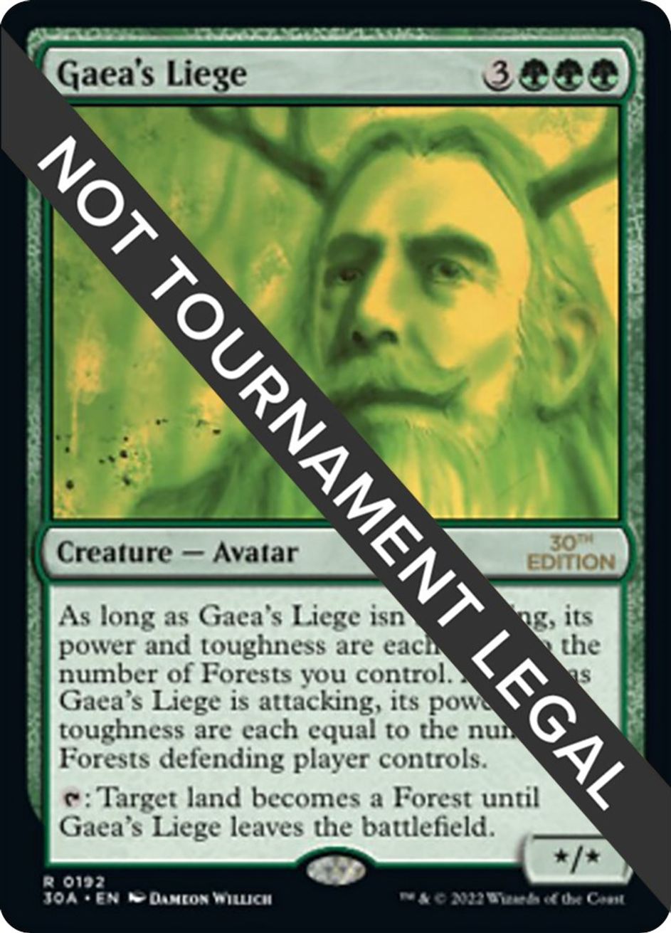 Gaea's Liege - 30th Anniversary Edition - Magic: The Gathering