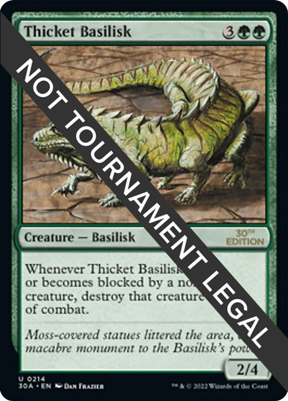 Thicket Basilisk - 30th Anniversary Edition - Magic: The Gathering