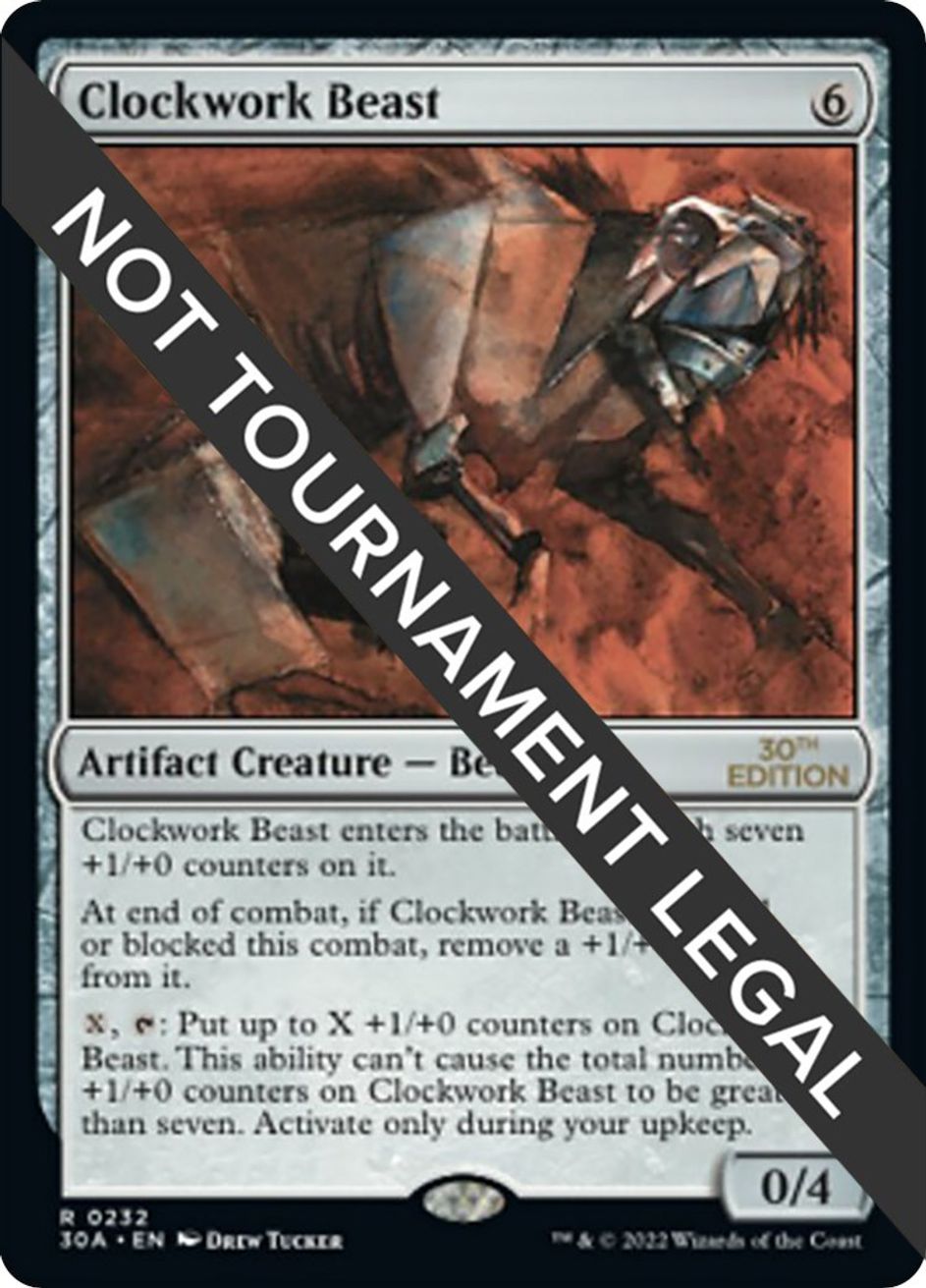 Clockwork Beast - 30th Anniversary Edition - Magic: The Gathering