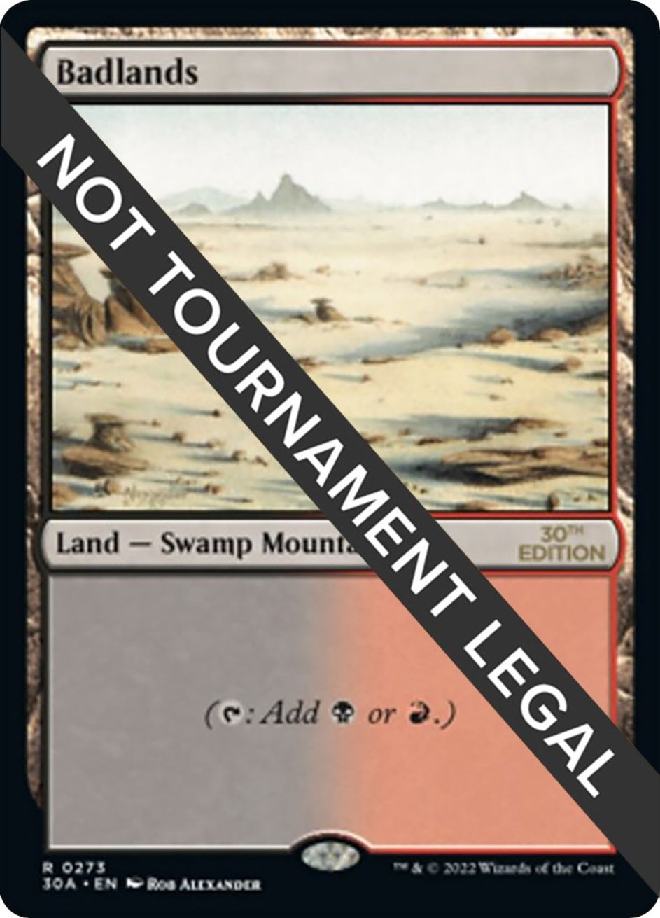 Badlands - 30th Anniversary Edition - Magic: The Gathering