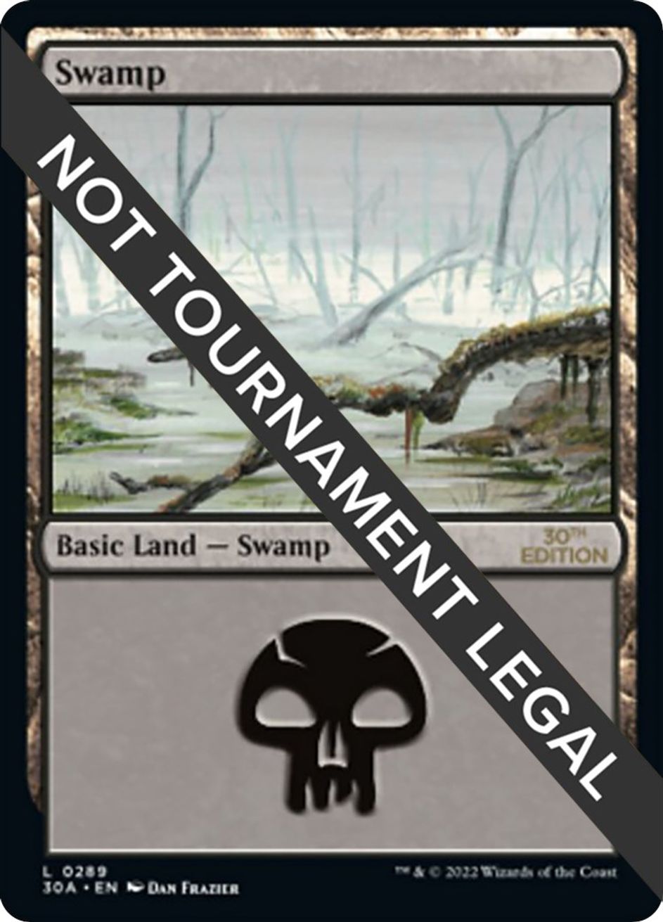 Swamp (289) - 30th Anniversary Edition - Magic: The Gathering