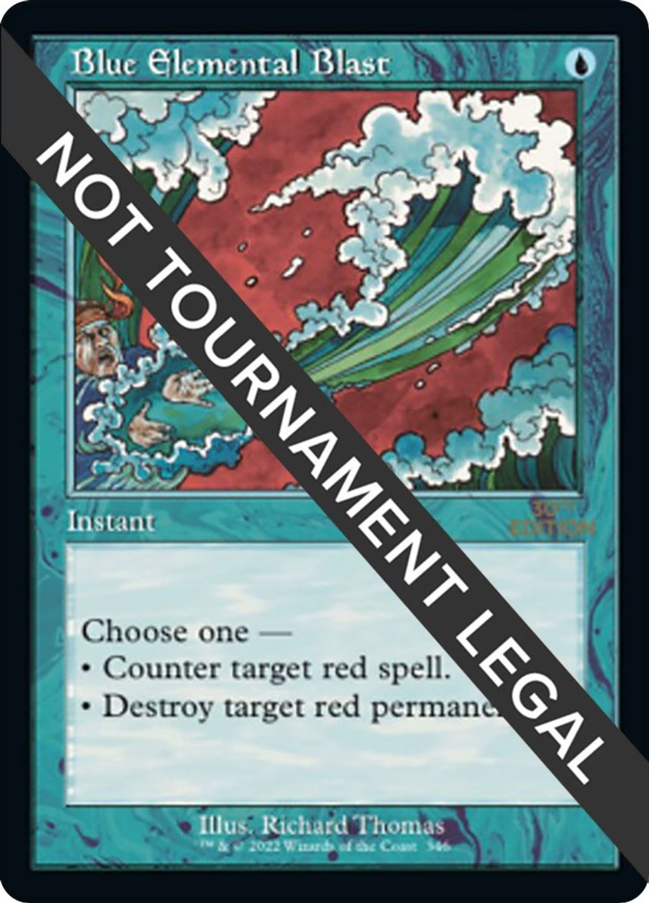 Blue Elemental Blast (Retro Frame) - 30th Anniversary Edition - Magic ...